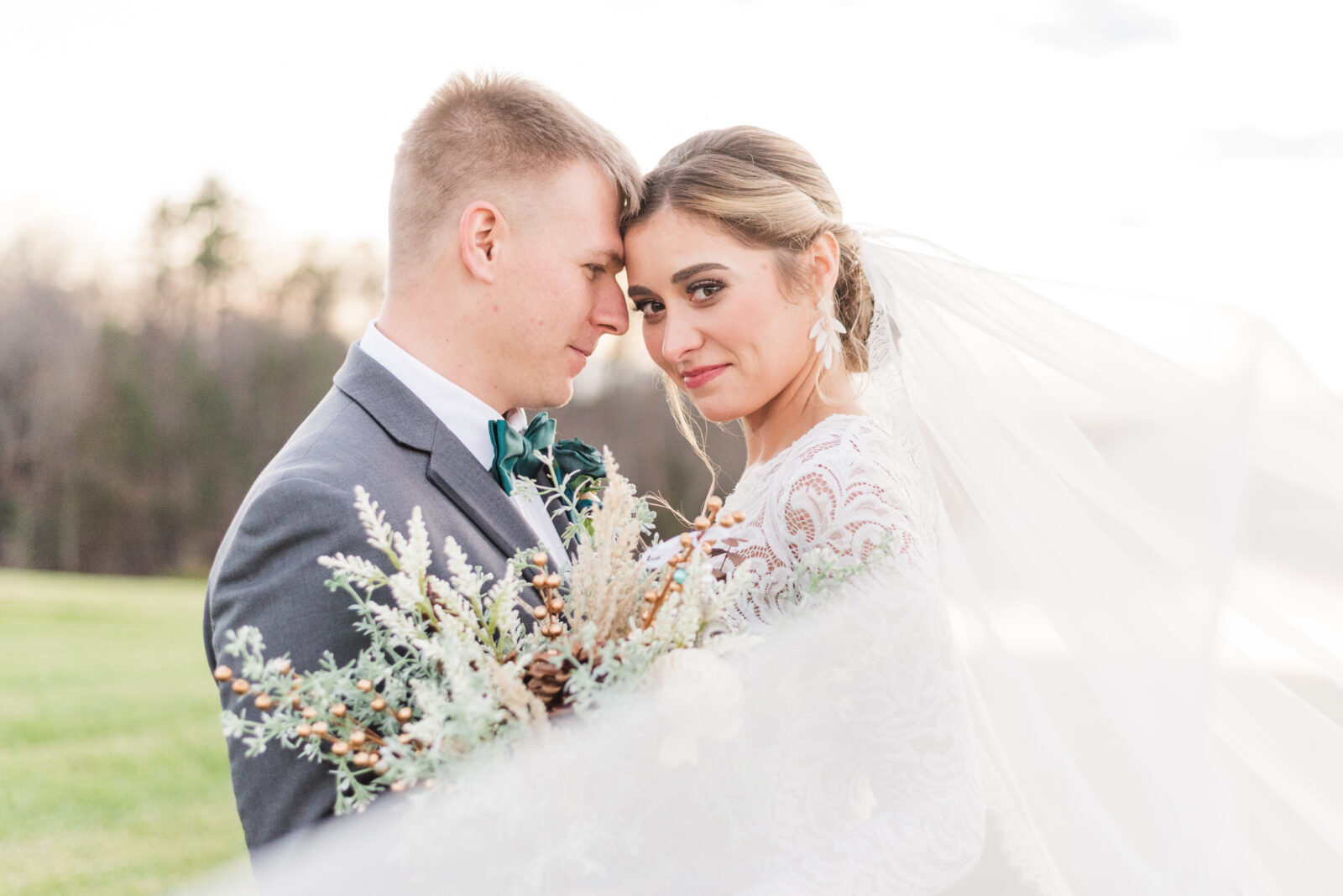 Micaela & Brandon | A Traditional Church Wedding & Rustic Barn ...